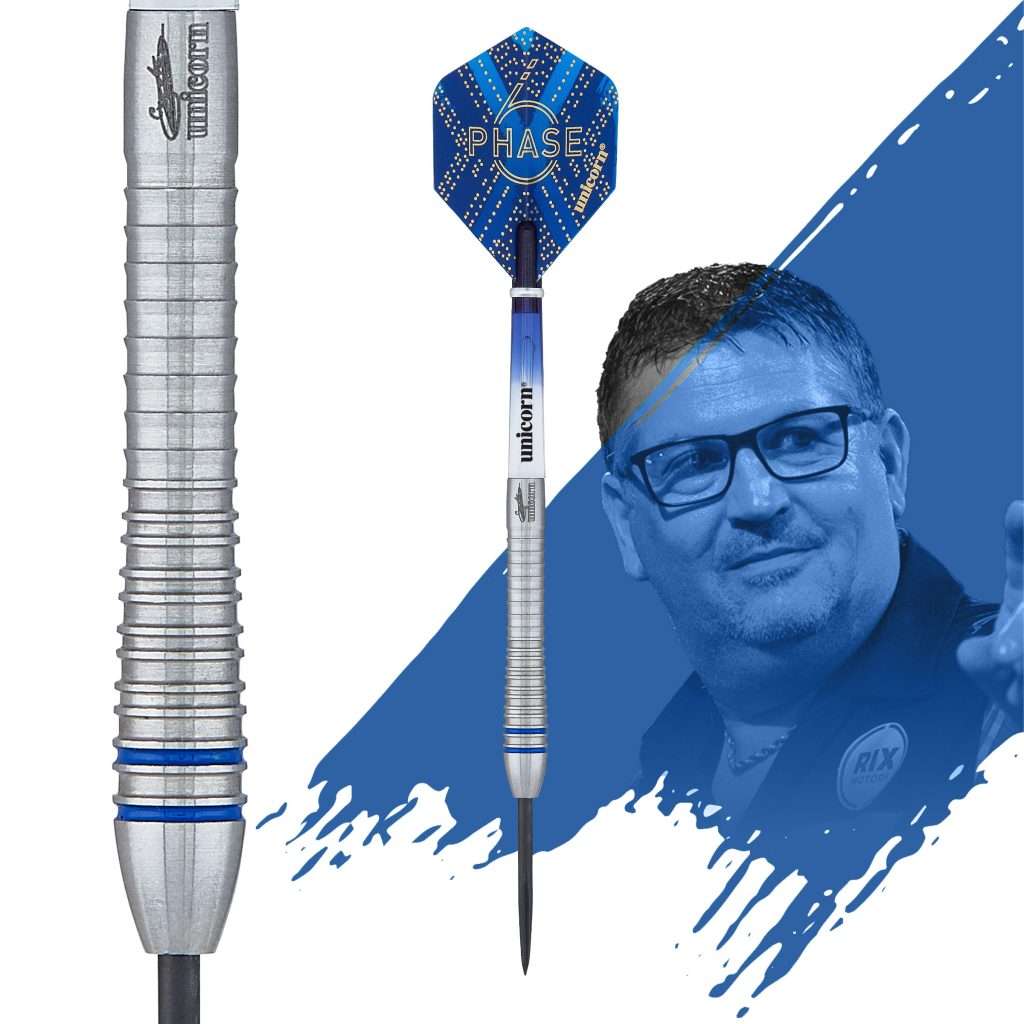 Unicorn Phase 6 World Champion Gary Anderson Steel Dart Presentation ...